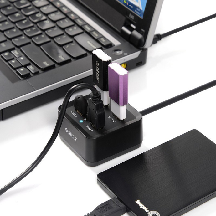 Orico USB 3.0 High Speed Hub 4 Port – DH4U-U3 – Black | Ardy Komputer Orico USB 3.0 High Speed Hub 4 Port – DH4U-U3 – Black | Ardy Komputer