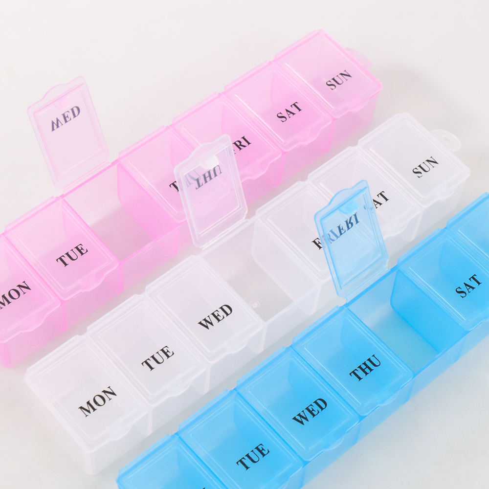 Kotak Obat 7 Day Medicine Tablet Storage - MS01 - Multi-Color ...