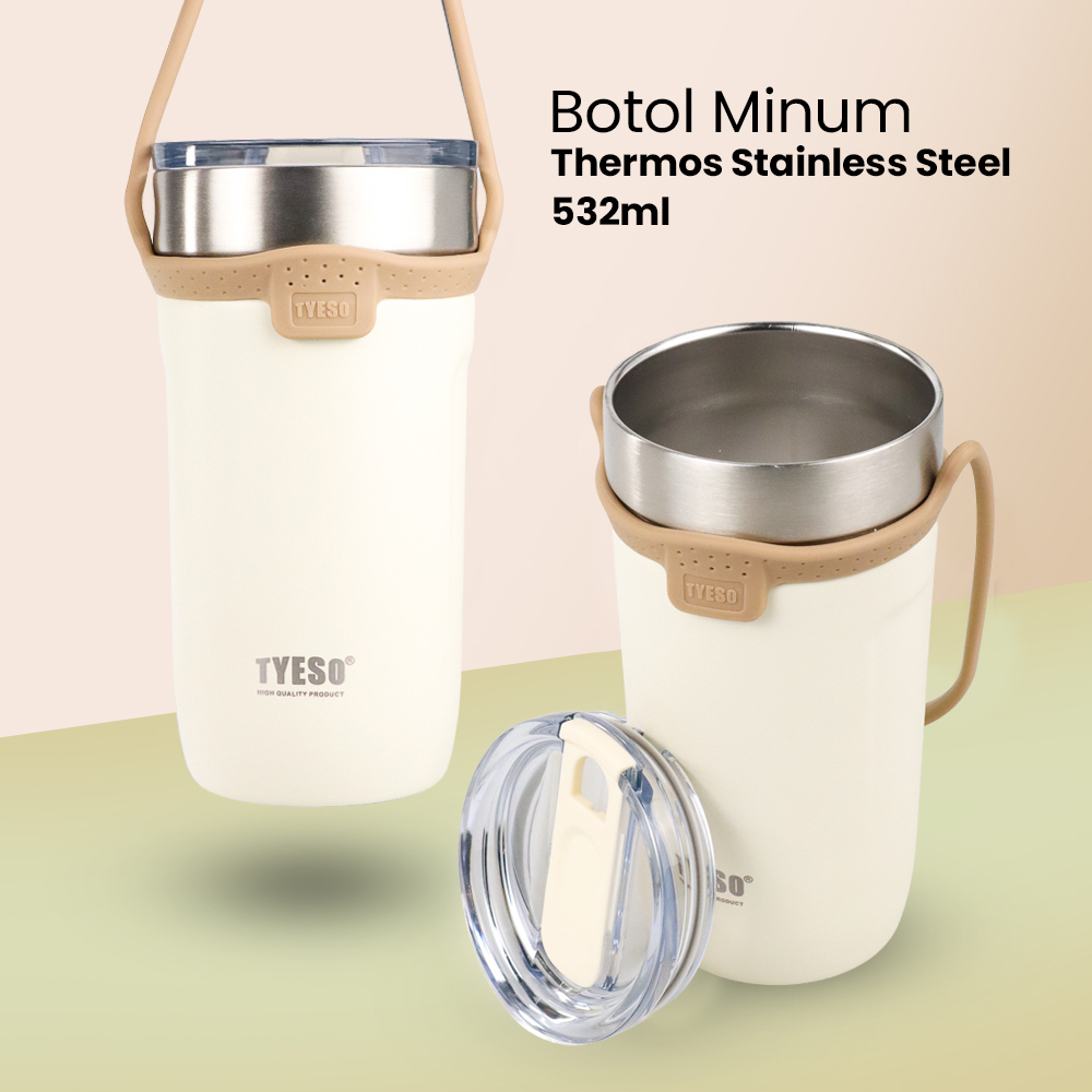 TYESO Botol Minum Mug Tumbler Thermos Stainless Steel 550 ml - TS-876 ...