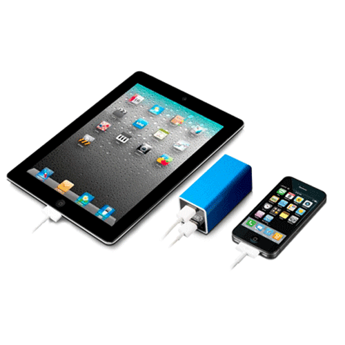 Taff Power Bank 10400mAh Dual USB Output Model HAME-MP1 ( MP1 ) - Blue