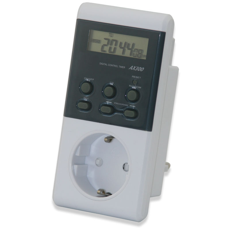 ALAT PENGHEMAT LISTRIK: Taff Digital Timer Switch - AX300 - White