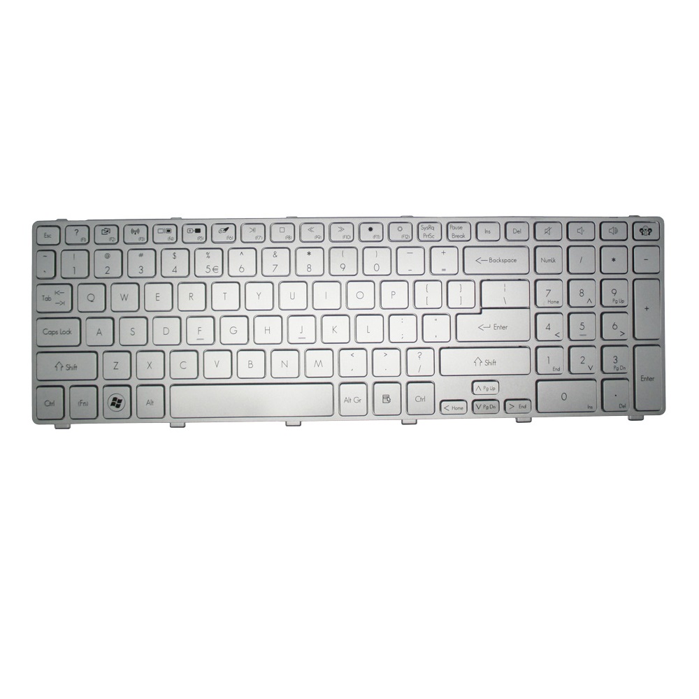 Keyboard Acer Aspire 5755 5830G Series - Silver - JakartaNotebook.com