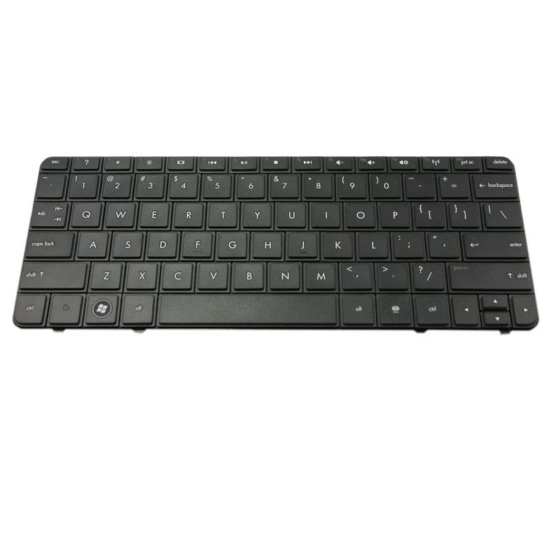 Keyboard HP Mini 110-3000 CQ10 US - Black - JakartaNotebook.com