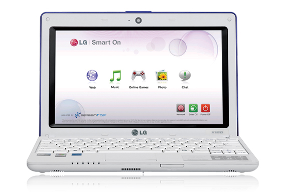 LG X120 3G Netbook (Built in 3G Modem) - Windows 7 - White - X-Tron ...
