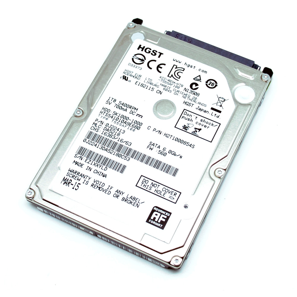 HGST Travelstar HTS541010A9E680 1TB 2.5 inch 9.5mm SATA 3 - 5400 RPM ...