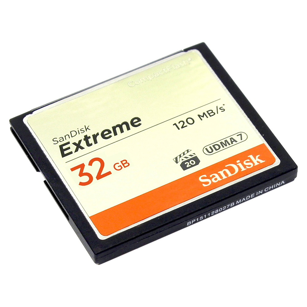 Jual SanDisk Extreme Compact Flash Card VGP-20 (120MB-s) 32GB - SDCFXSB ...