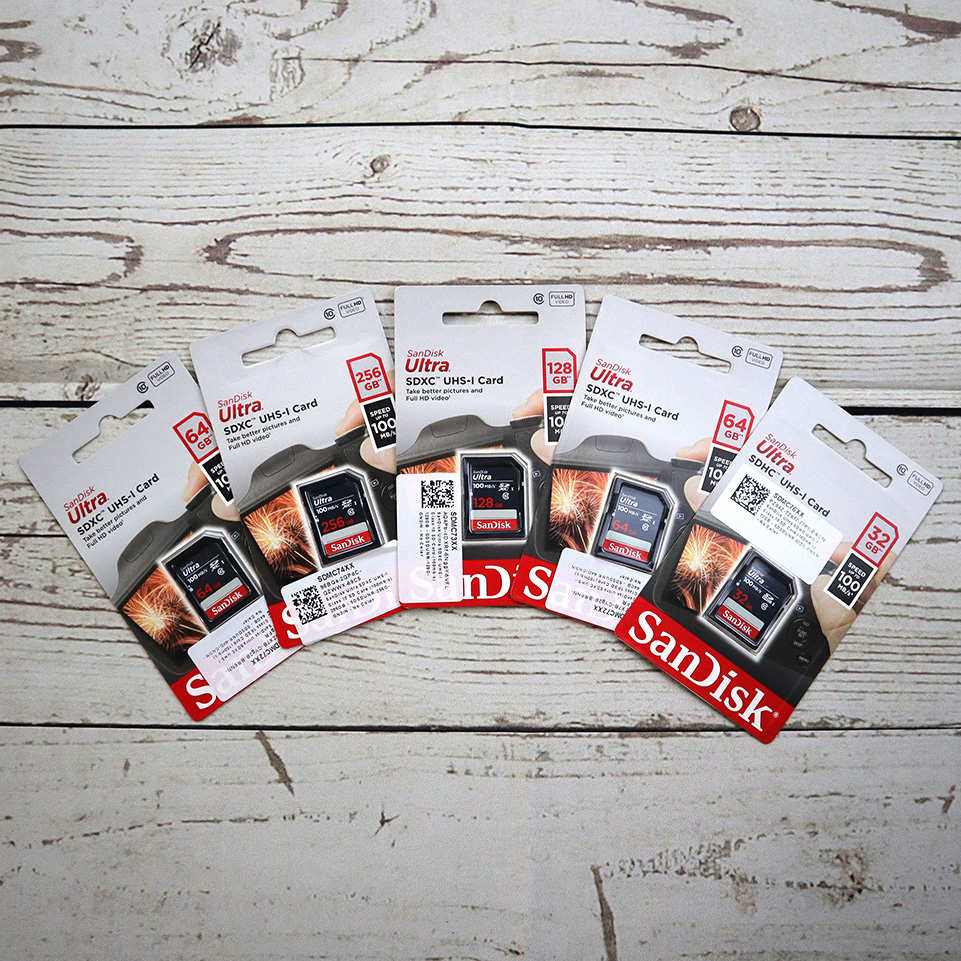 SanDisk Ultra SDXC UHS-I Class 10 SD Card (100mb/s) 256GB - SDSDUNR ...