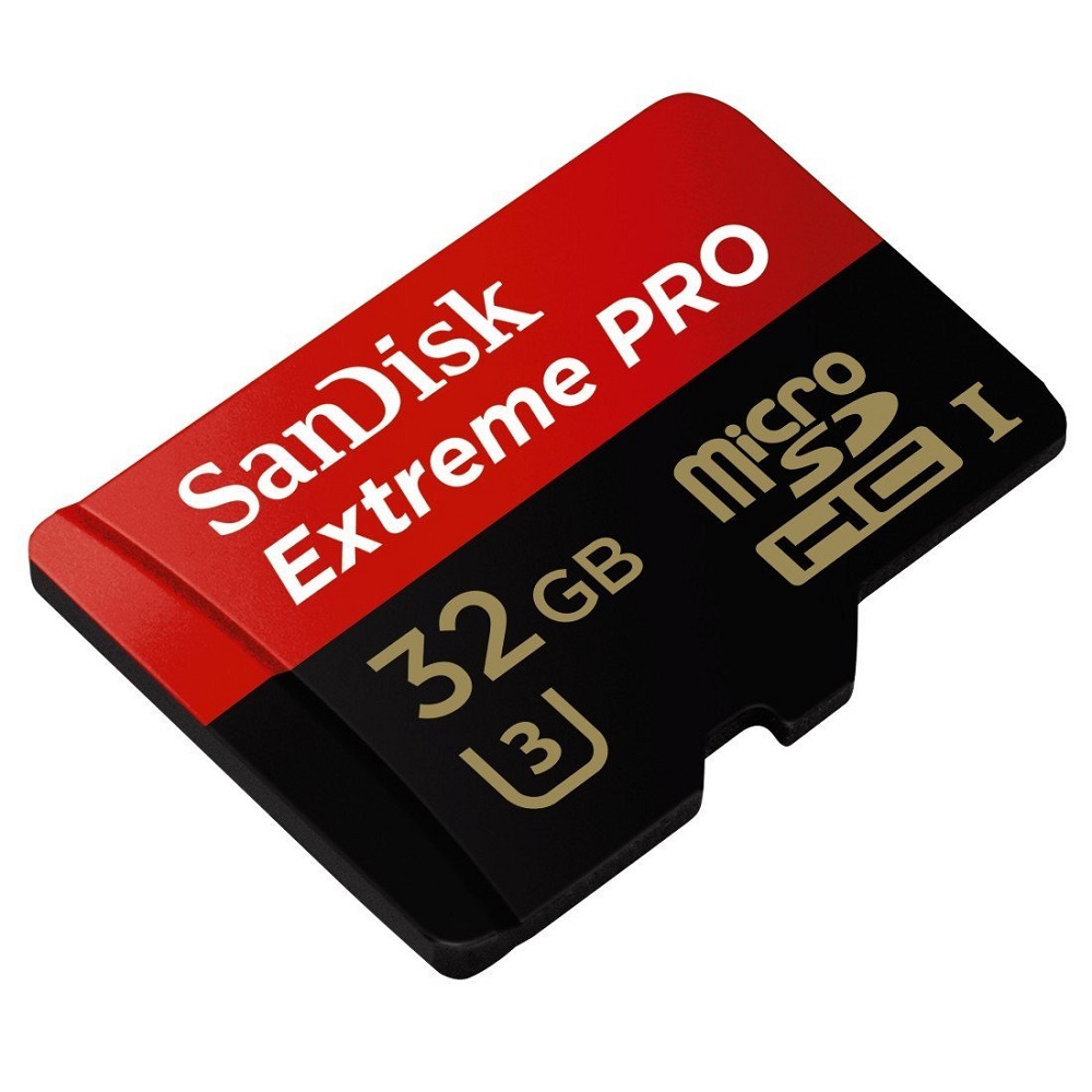 SanDisk Extreme Pro MicroSDHC Card UHS I 3 Class 10 95MB s 32GB With SanDisk Extreme Pro MicroSDHC Card UHS I 3 Class 10 95MB s 32GB With