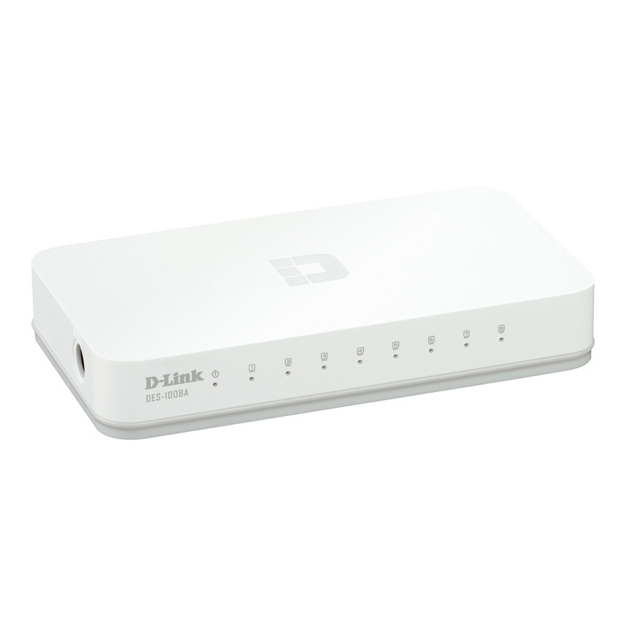 D-Link Fast Ethernet Switch 8 Port - DES-1008C - White ...