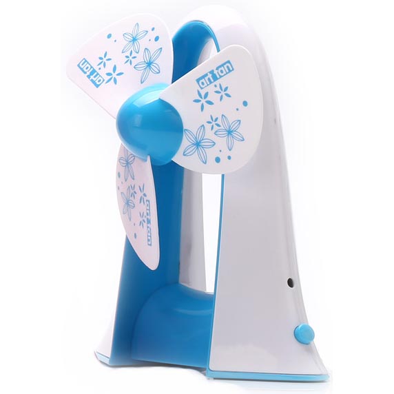 Portable Penguin Fan Shape / Kipas Angin - Blue - JakartaNotebook.com