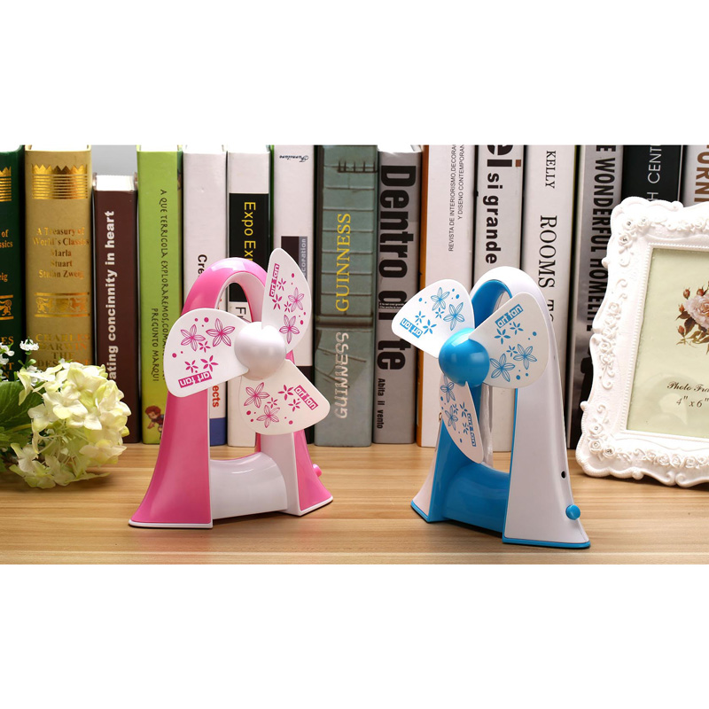 Portable Penguin Fan Shape / Kipas Angin - Blue - JakartaNotebook.com