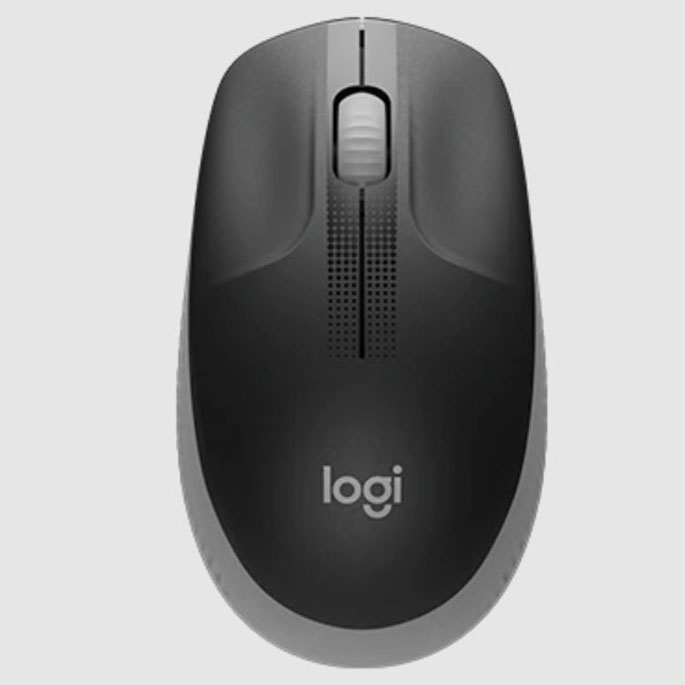 Logitech Full Size Wireless Mouse - M190 - Charcoal - JakartaNotebook.com Logitech Full Size Wireless Mouse - M190 - Charcoal - JakartaNotebook.com