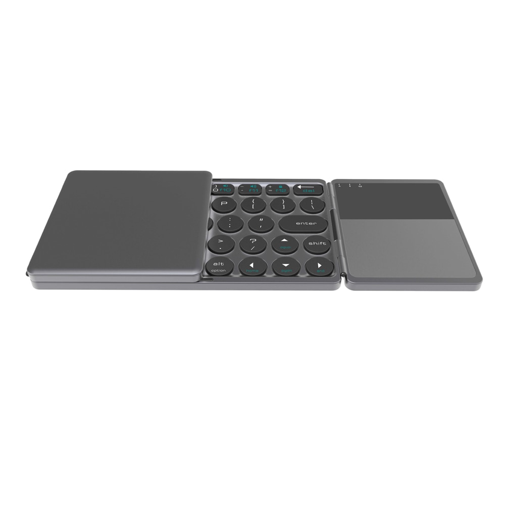 AVATTO Keyboard Lipat Wireless Bluetooth Three Folding with Touchpad ...