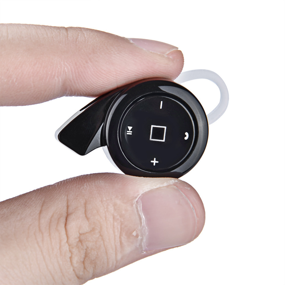 Mini Headset Wireless Bluetooth 4.1 - A8 - Black - JakartaNotebook.com