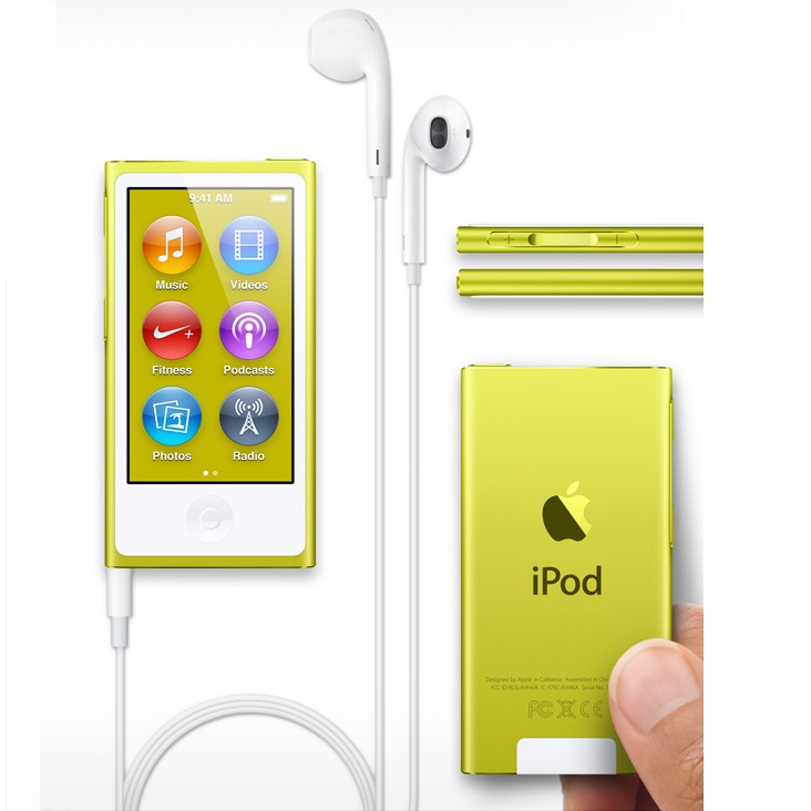 Apple iPod Nano (A1446) - 16GB - Yellow - JakartaNotebook.com