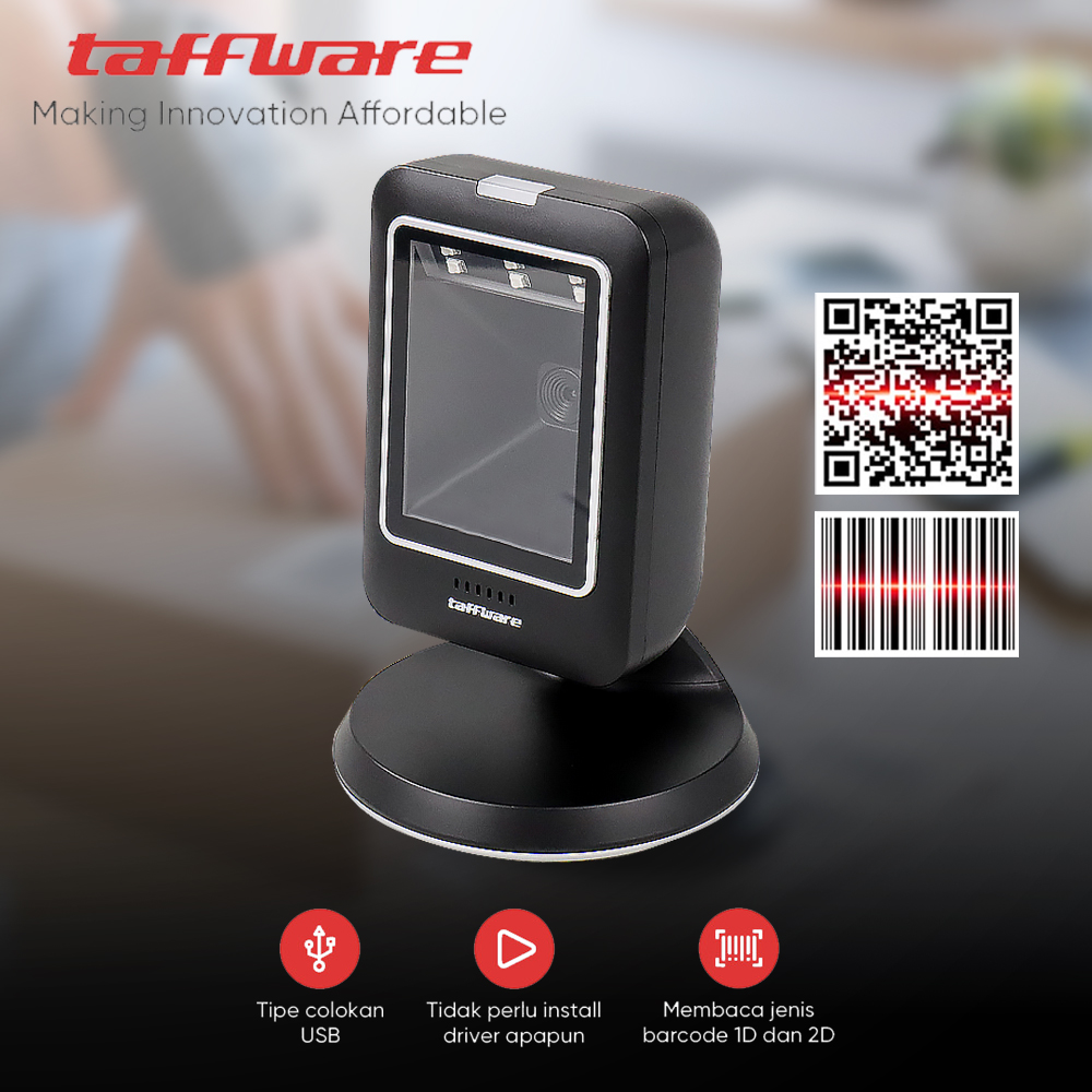 Taffware Embedded Fixed Mount Barcode Scanner 2D QR 1D - MP6300Y ...