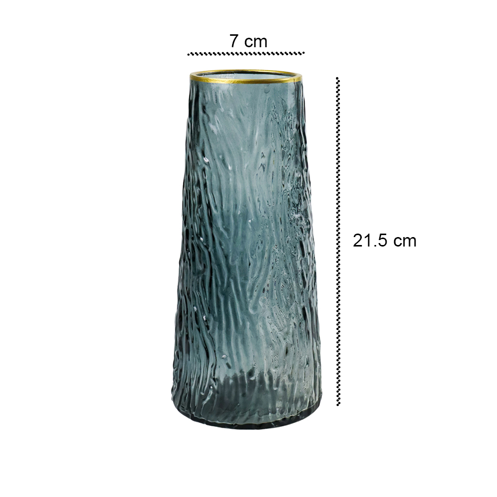 LIGHT LUXURY Vas Bunga Dekorasi Interior Ruang Tamu Motif Kulit Kayu ...