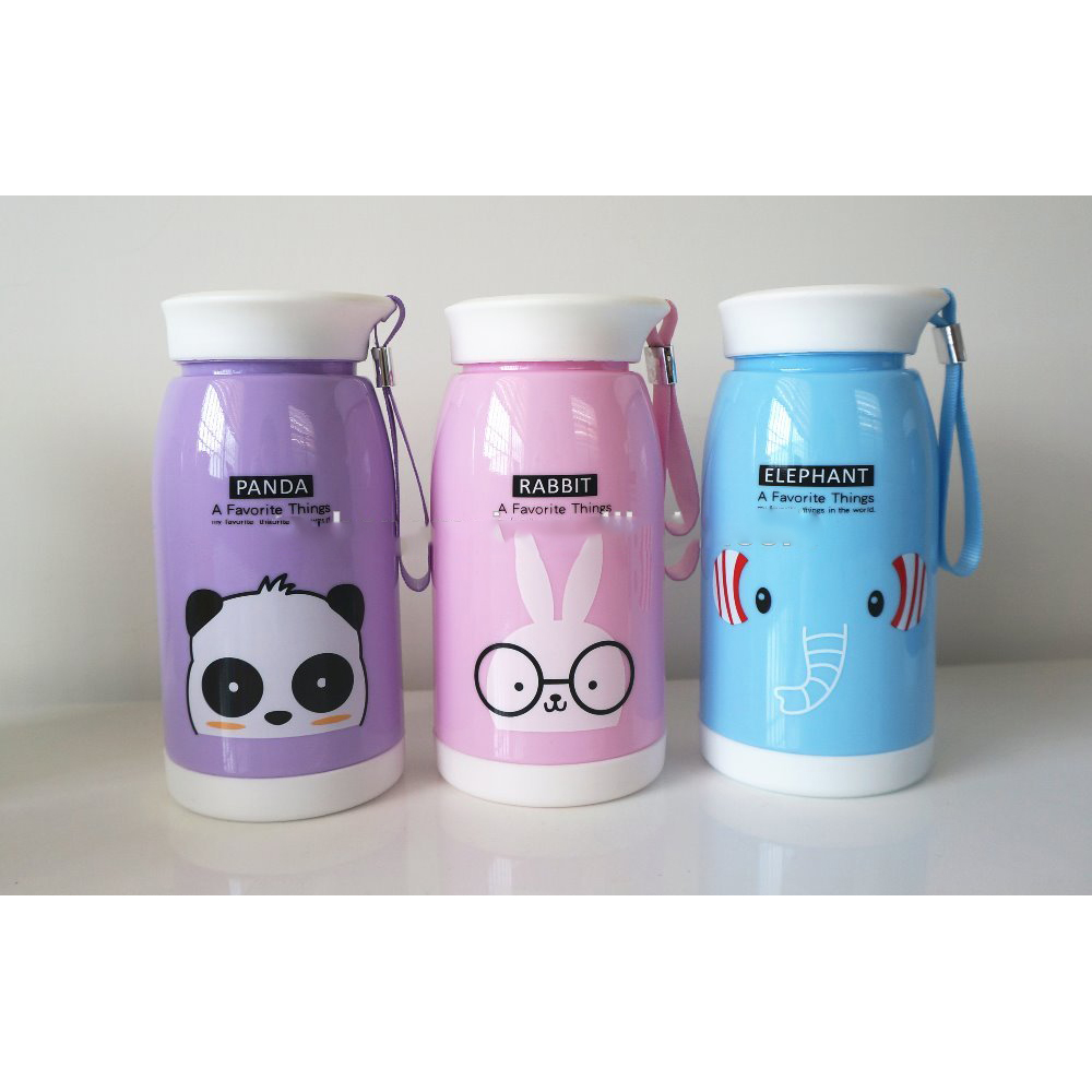 Botol Minum Plastik Cartoon Animal 480ml - SM-8232 - Purple ...