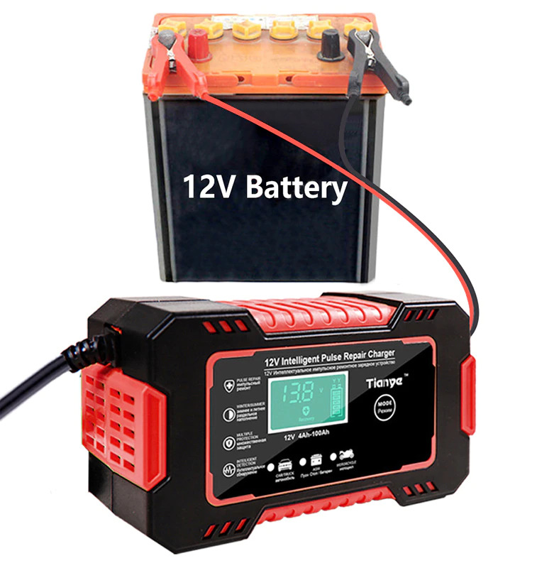 Tianye Charger Aki Mobil Lead Acid Smart Battery Charger 12V 4-100Ah ...