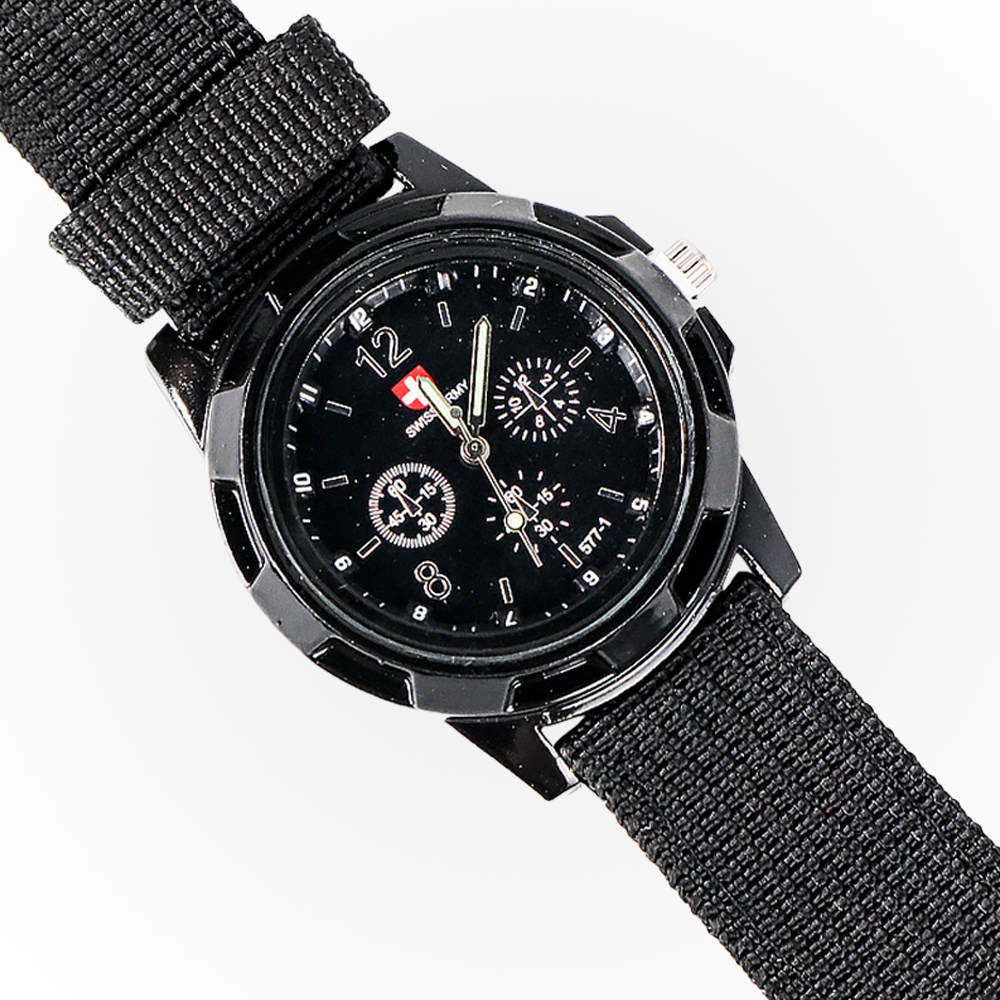 Swiss Army Jam Tangan Pria Genius Army 577 1 Black