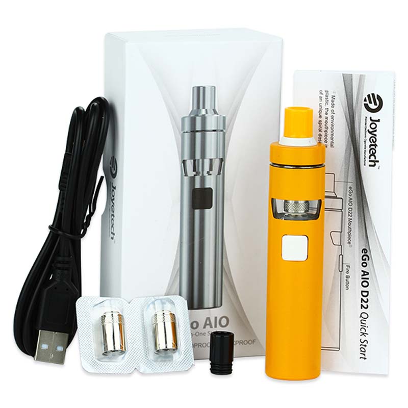 Joyetech eGO AIO D22 Starter Kit 1500mAh 2ml - Black - JakartaNotebook.com