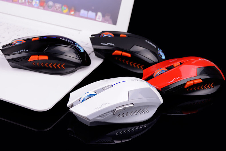 Jual Azzor Mouse Gaming Wireless Rechargeable USB 2400 DPI 2.4G di Seller Aftystore - Lengkong ...